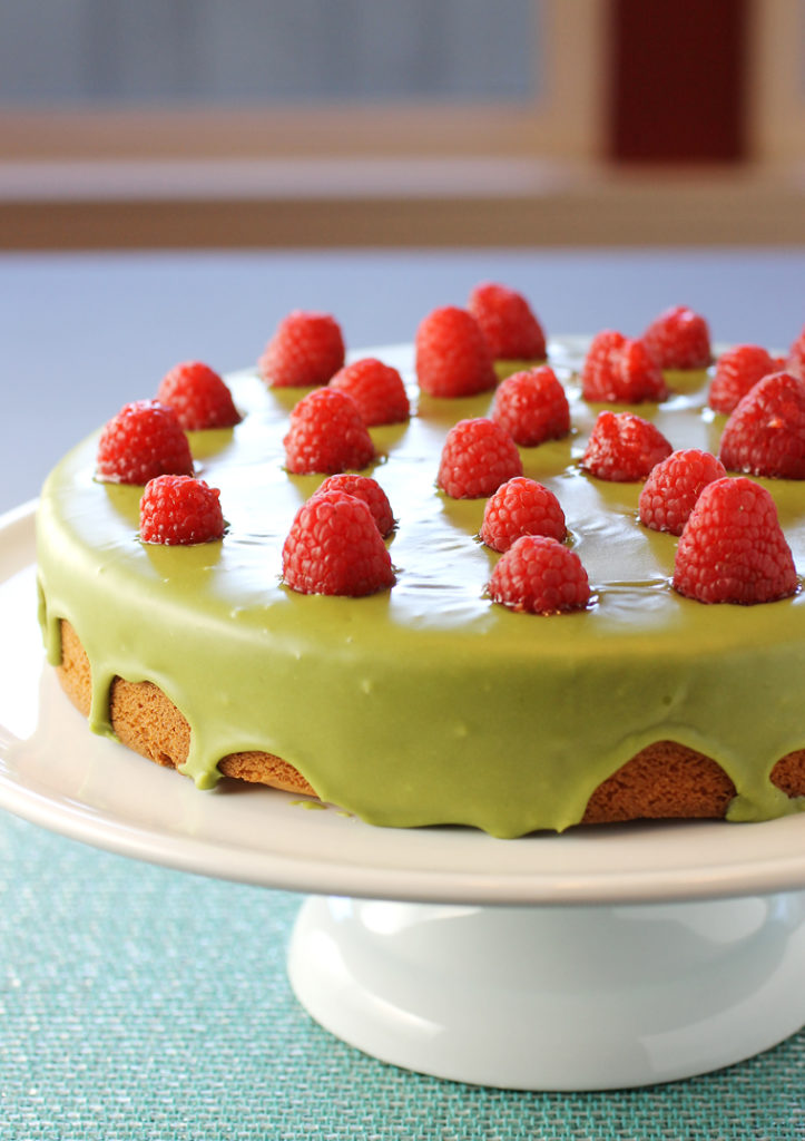 Republique’s Dazzling Raspberry-Mochi Butter Cake with Matcha Glaze ...