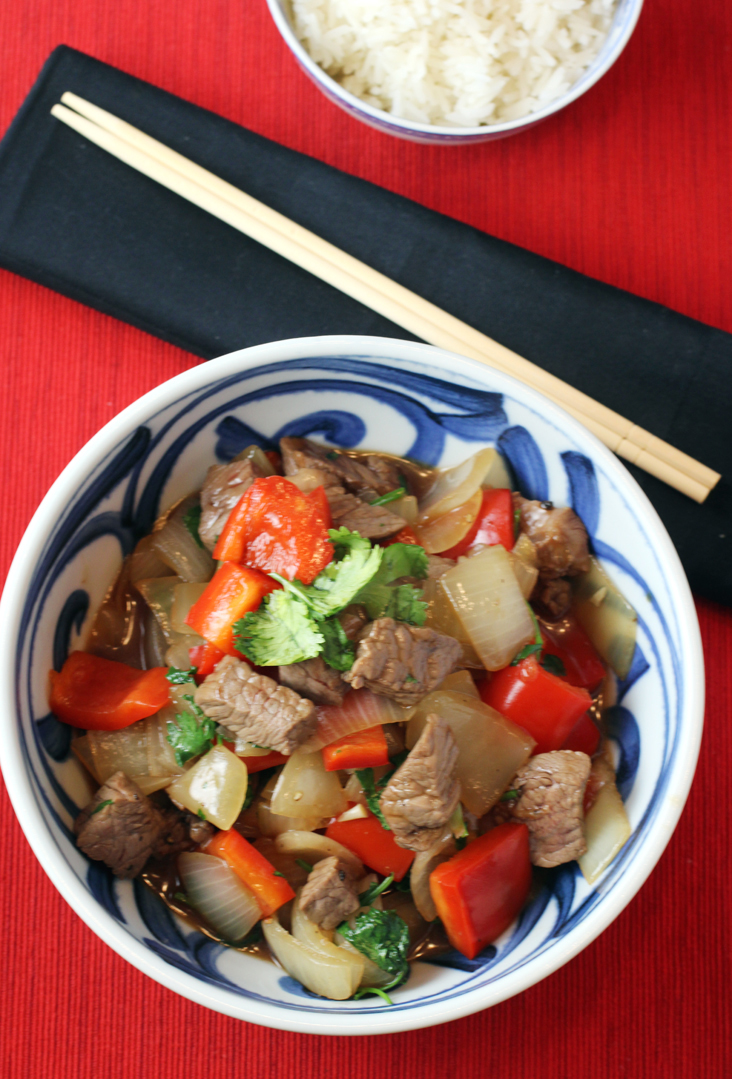 Wok On With Black Pepper Honey Beef | Food Gal