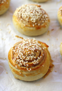 Cinnamon-Scented Sweet Tahini Rolls | Food Gal